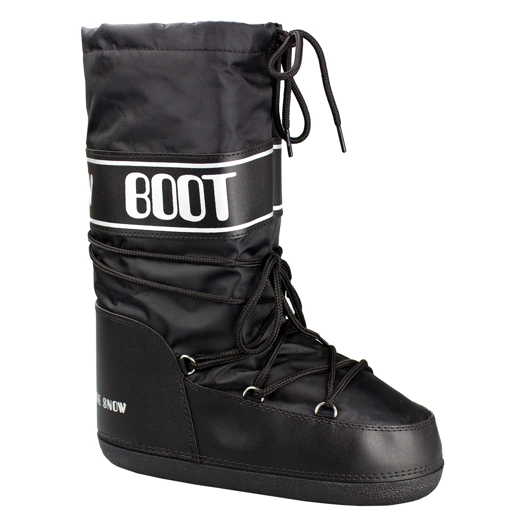 Retro Snow Boots- Black – Adventure Kit Hire