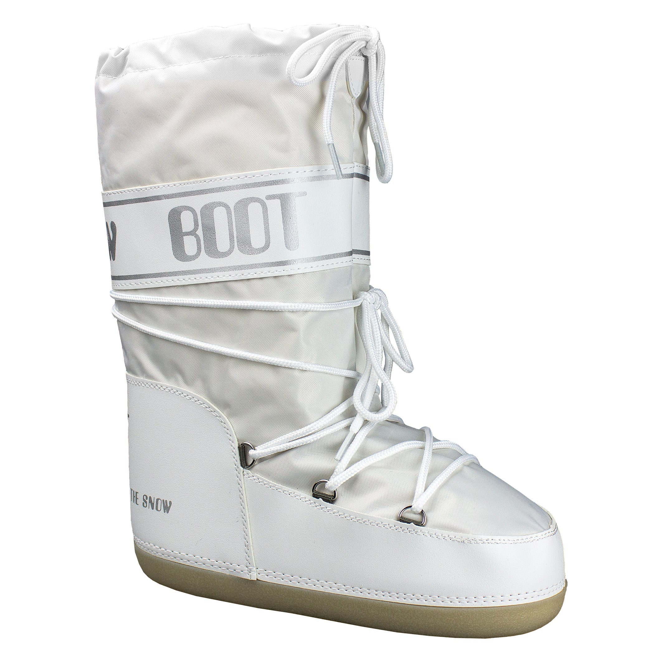 Retro Snow Boots- White – Adventure Kit Hire