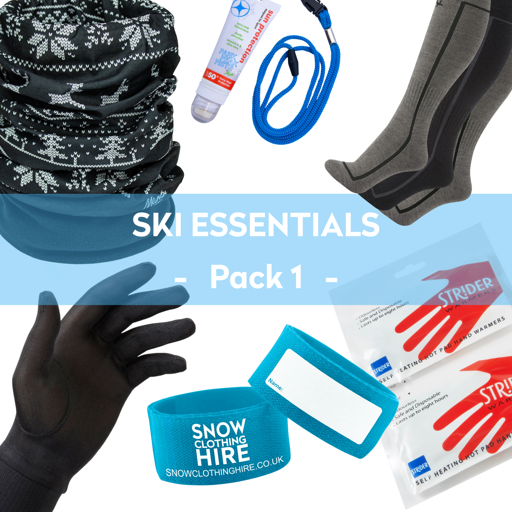 Ski Kit Essentials Pack 1 – Adventure Kit Hire